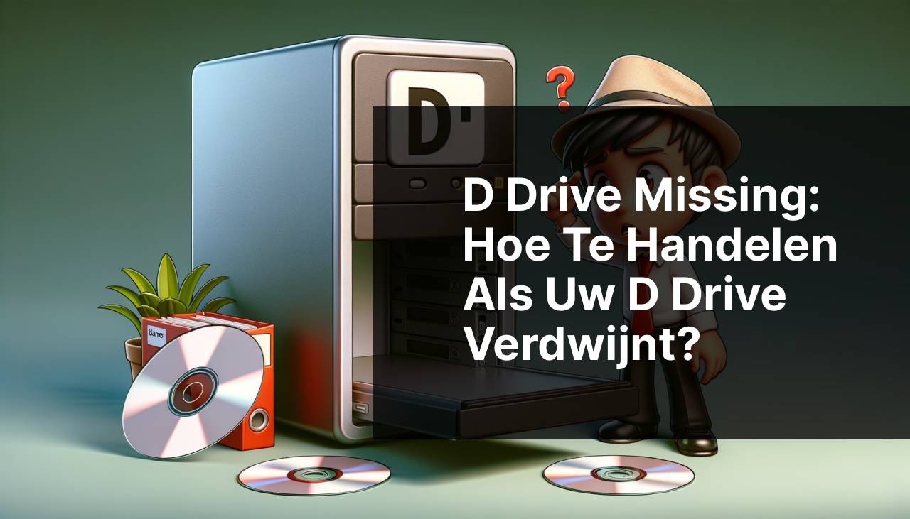 Hoe een ontbrekende D-schijf op uw computer te herstellen