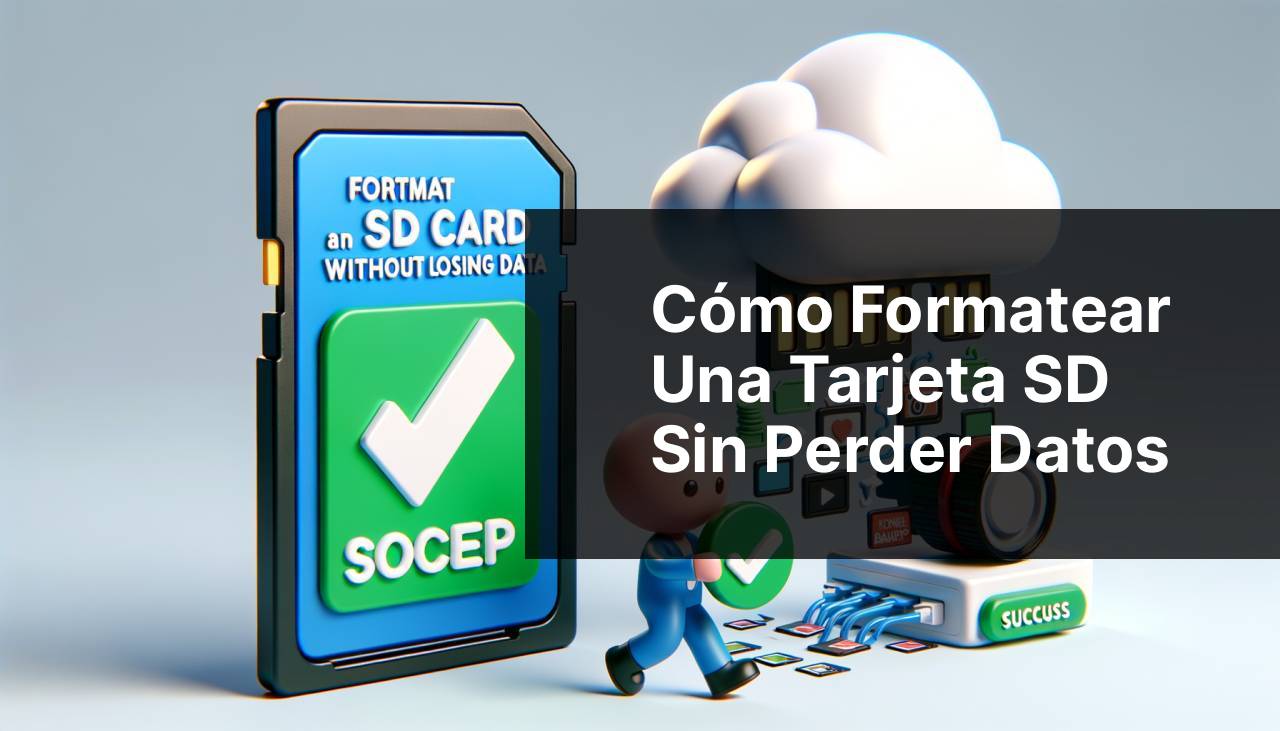 Cómo formatear su tarjeta SD de forma segura sin perder datos