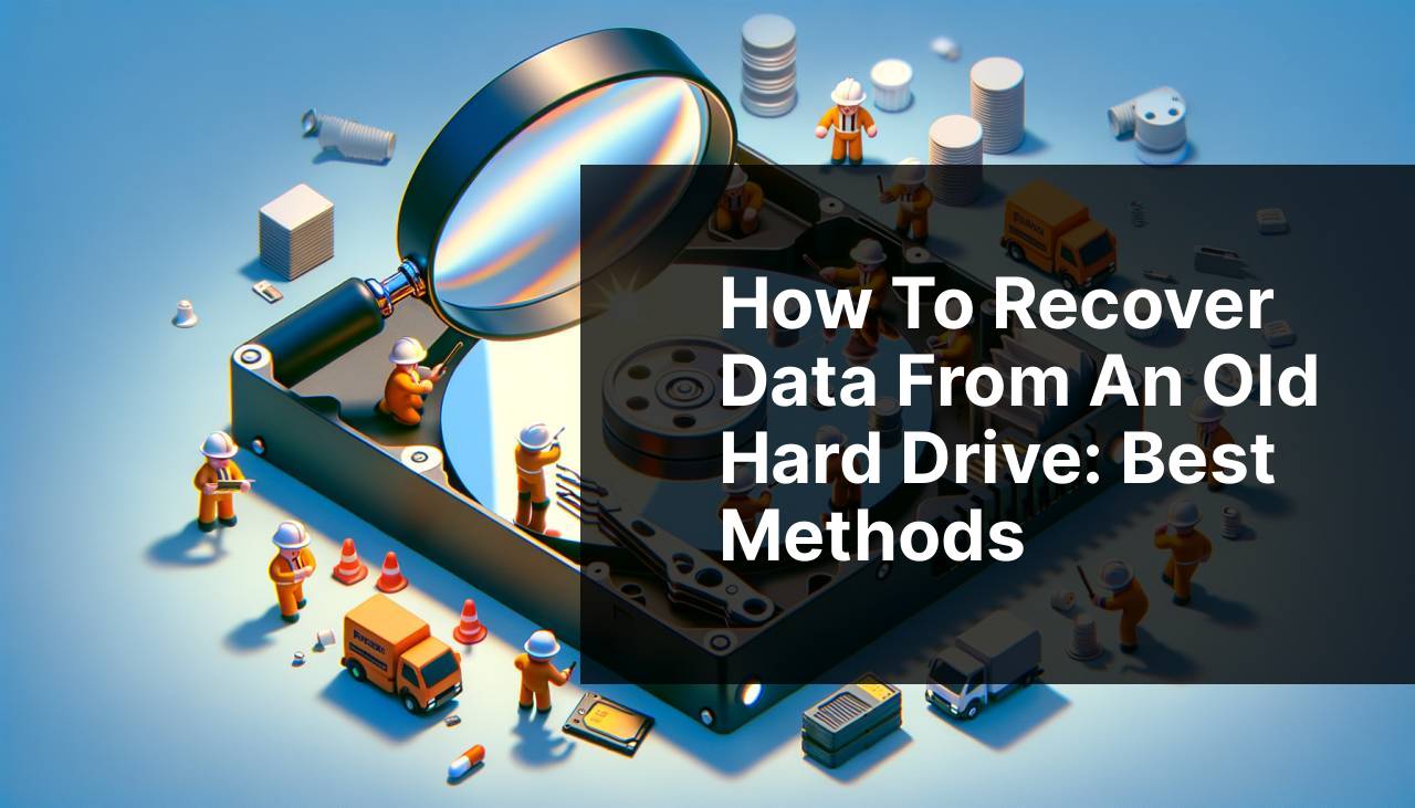 How to Recover Data from an Old Hard Drive: Best Methods