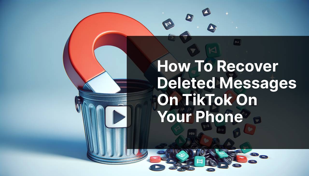 How to Recover Deleted Messages on TikTok on Your Phone [2024]