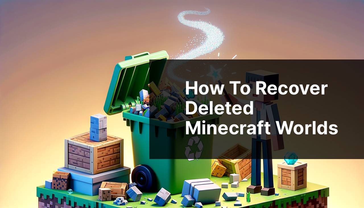 How to Restore Accidentally Deleted Minecraft Worlds