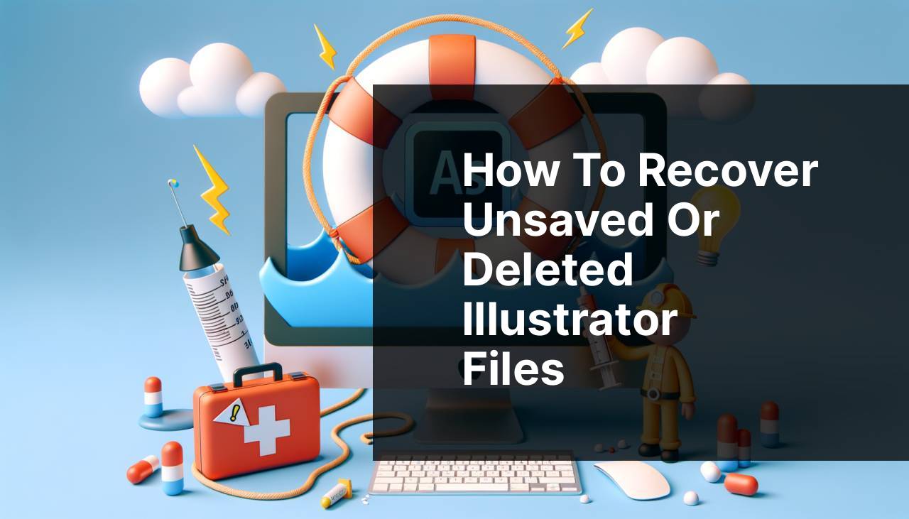How to Recover Unsaved or Deleted Illustrator Files [Easily]