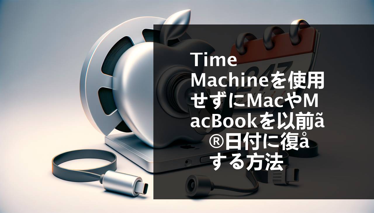Time Machineを使用せずにMacを以前の状態に復元する方法
