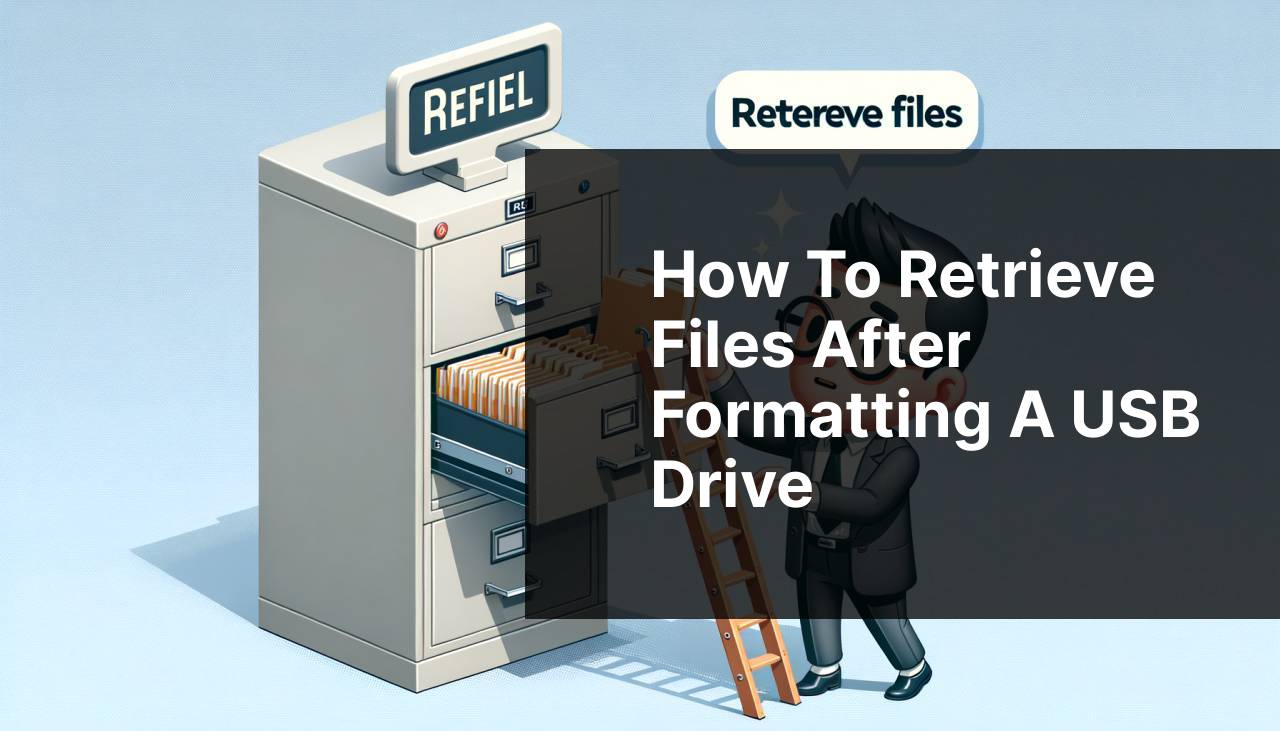 How to Restore Lost Data from a Formatted USB Stick