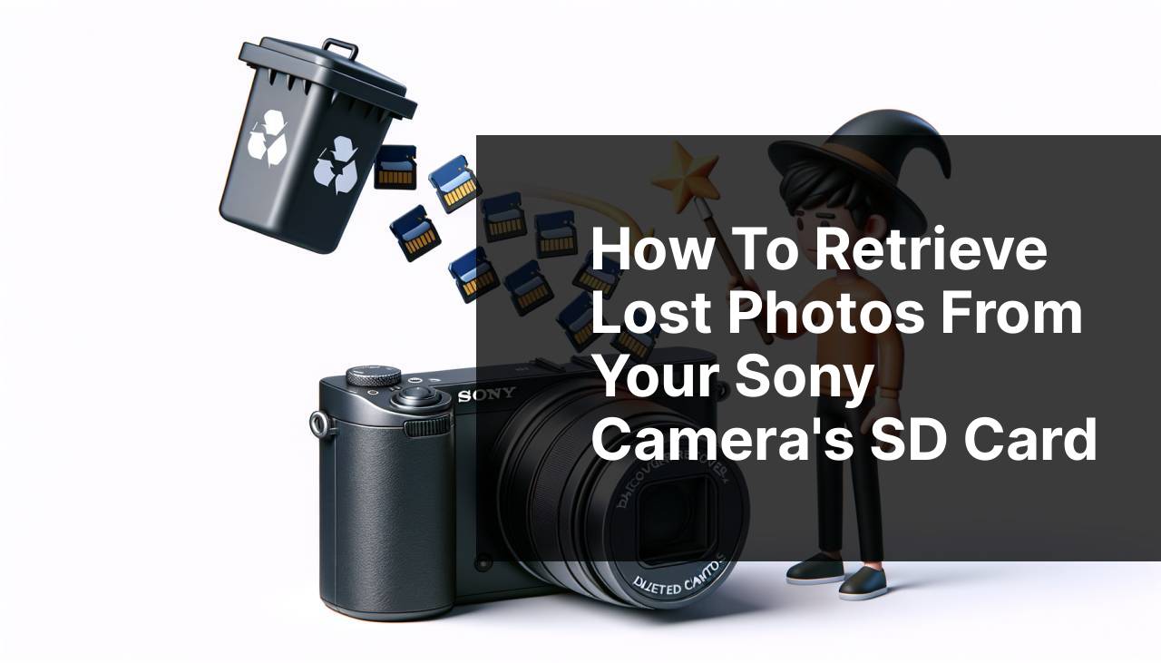 How to Recover Deleted Photos from a Sony Camera's SD Card