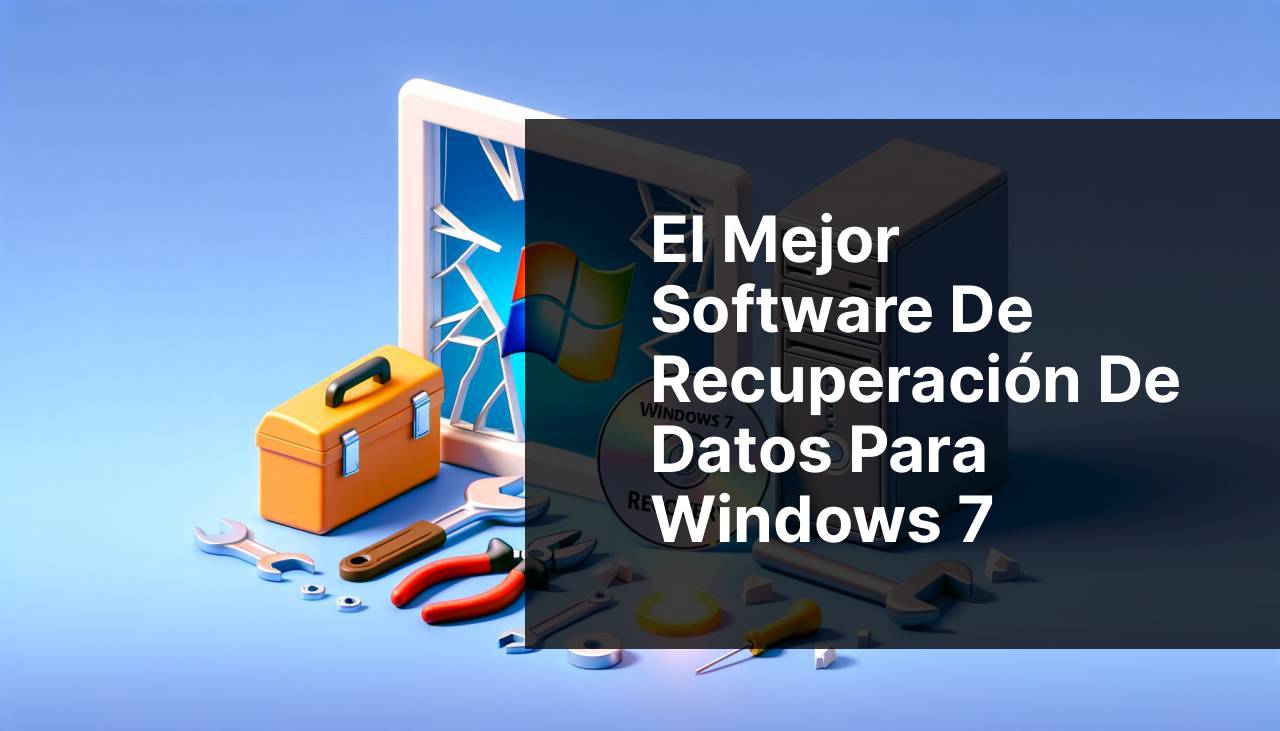 La mejor solución de recuperación de datos para usuarios de Windows 7