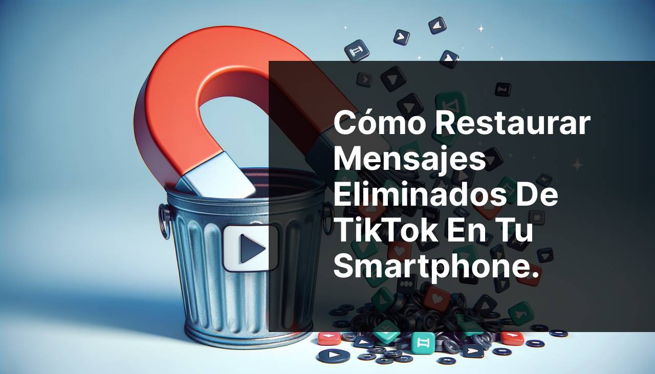 Cómo restaurar mensajes eliminados de TikTok en el teléfono móvil [2024]