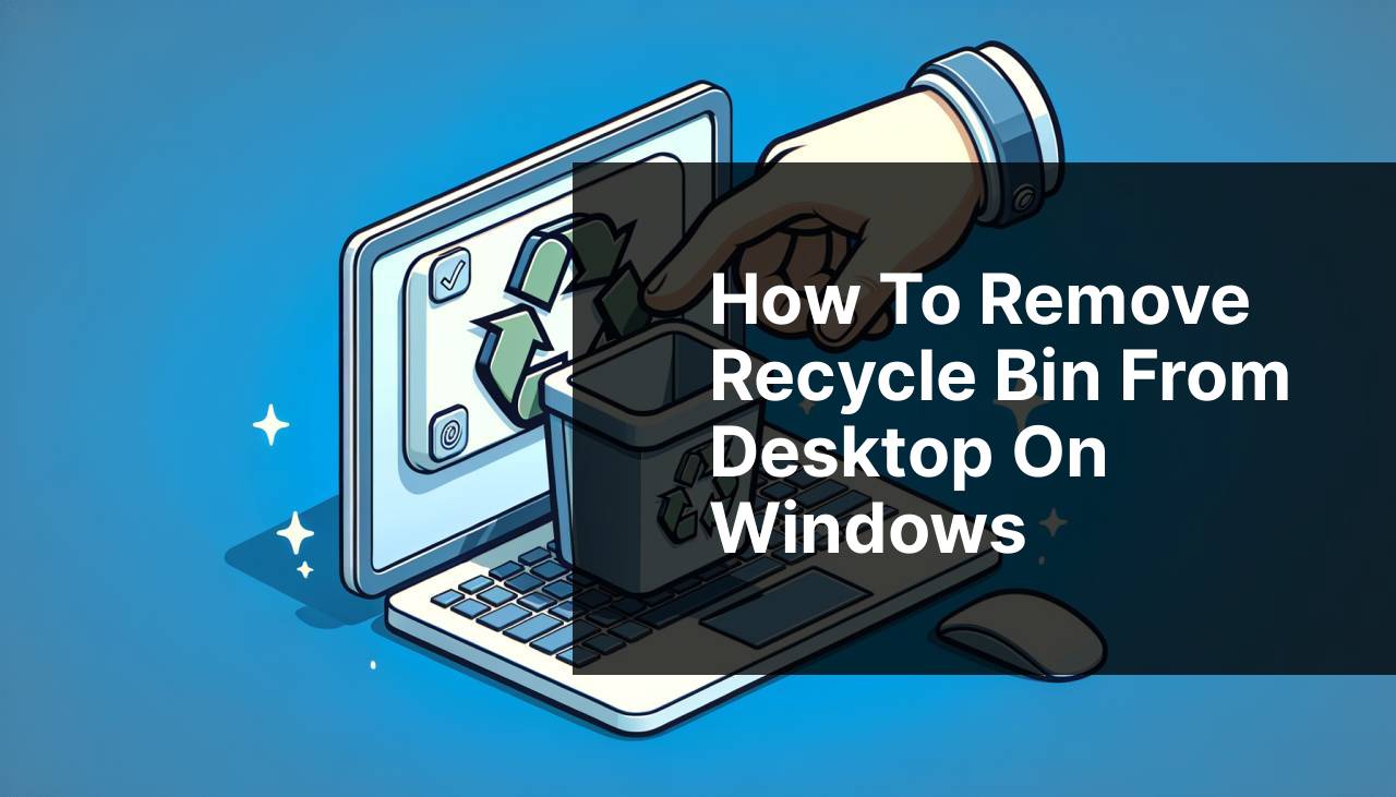 How to Remove Recycle Bin from Desktop on Windows